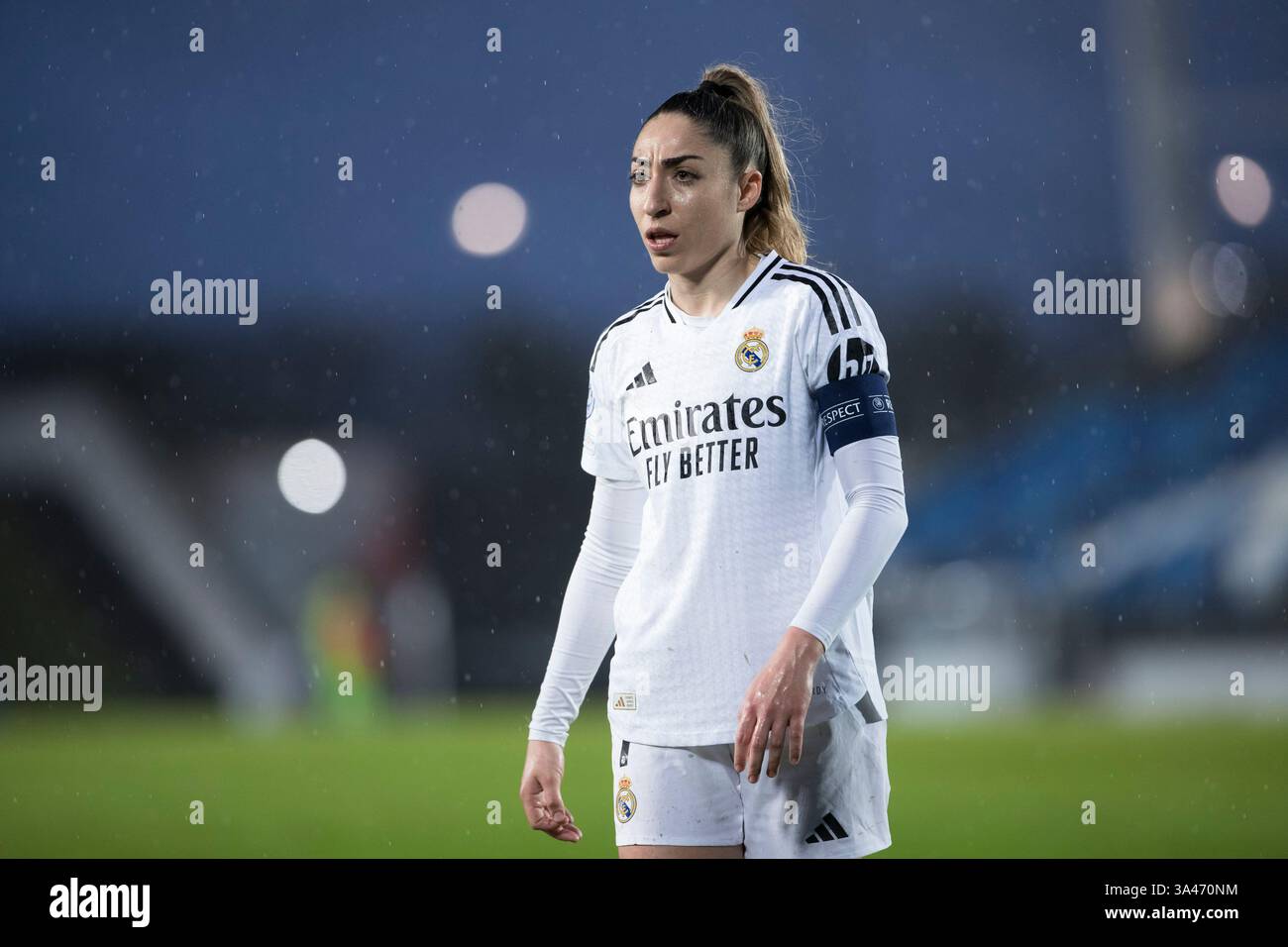 MADRID, SPAIN -March 18: Olga Carmona of Real Madrid during the UEFA ...
