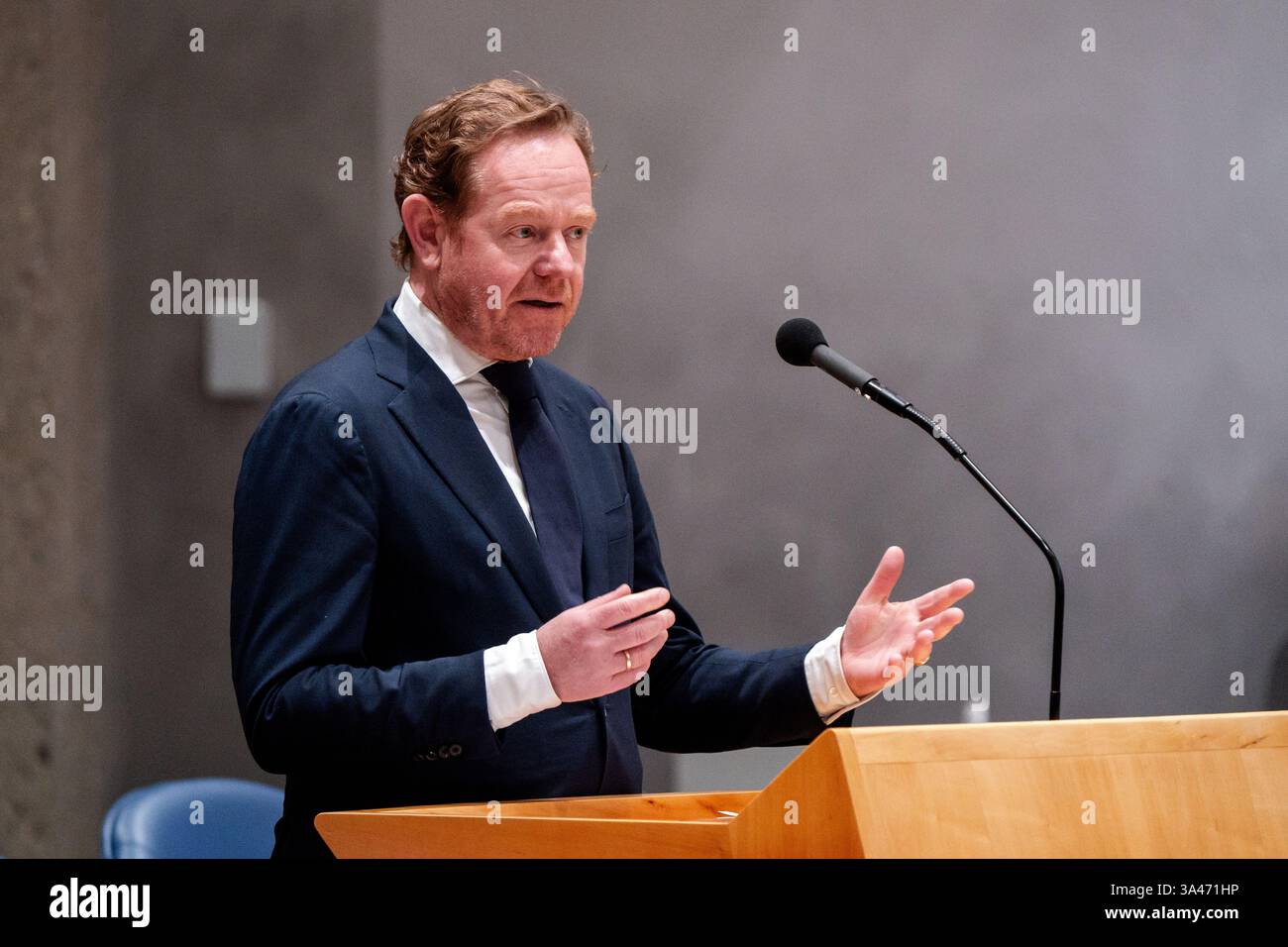 DEN HAAG, NETHERLANDS - MARCH 18: Minister David van Weel during the ...