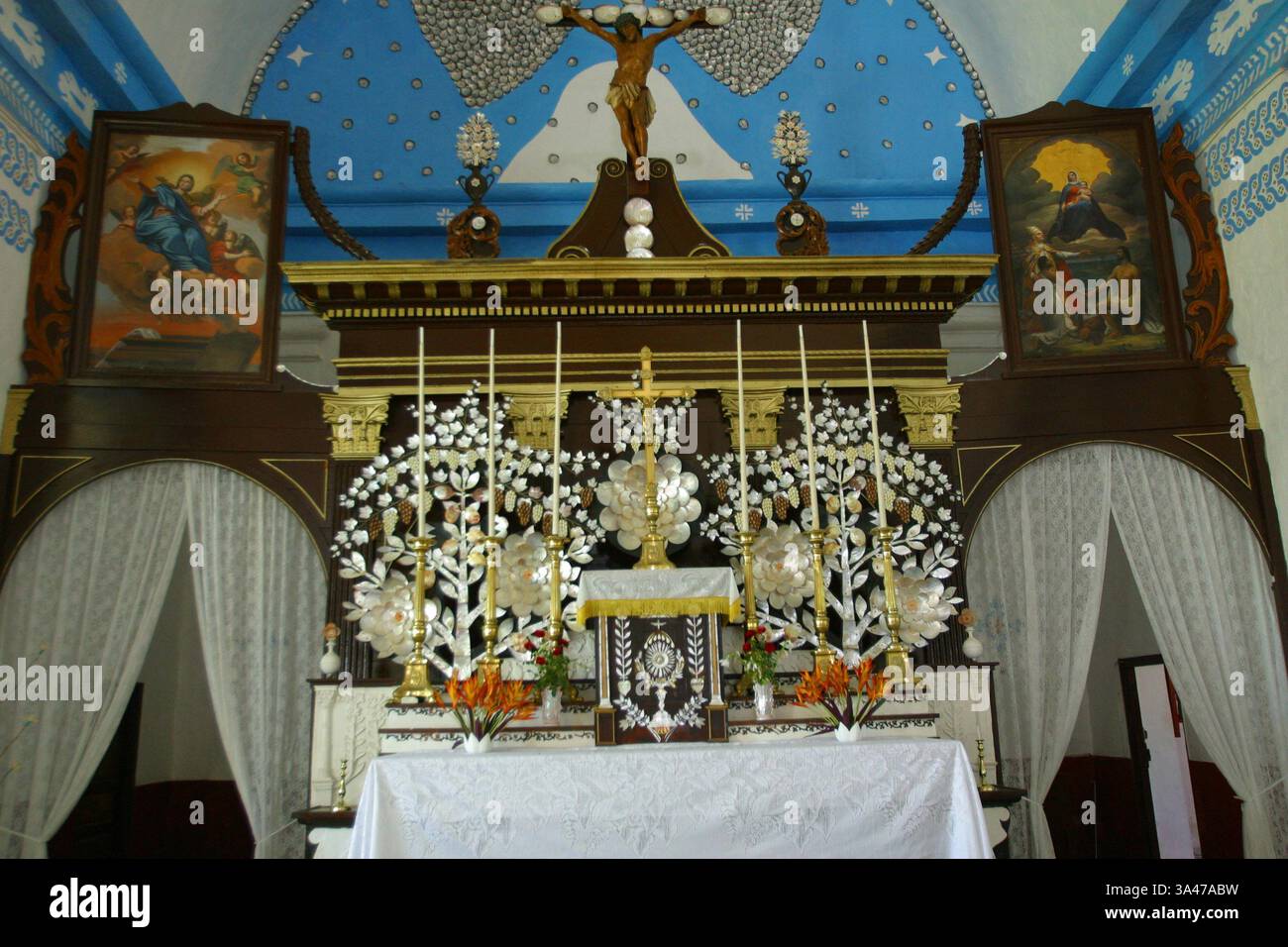 Father Laval's Cathedral Rikitea, Mangareva, Gambier Islands, French ...