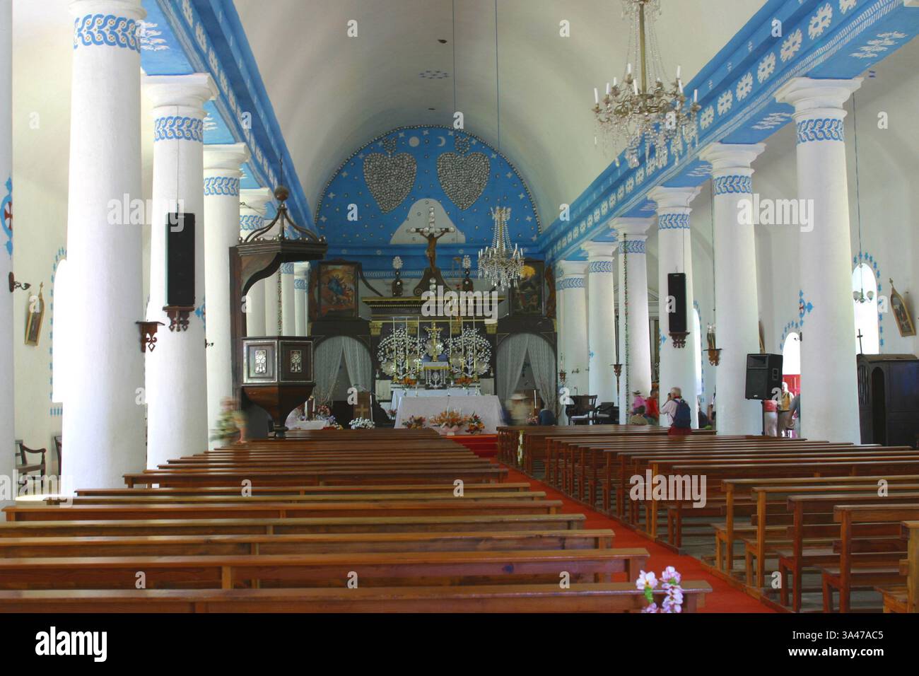 Father Laval's Cathedral Rikitea, Mangareva, Gambier Islands, French ...