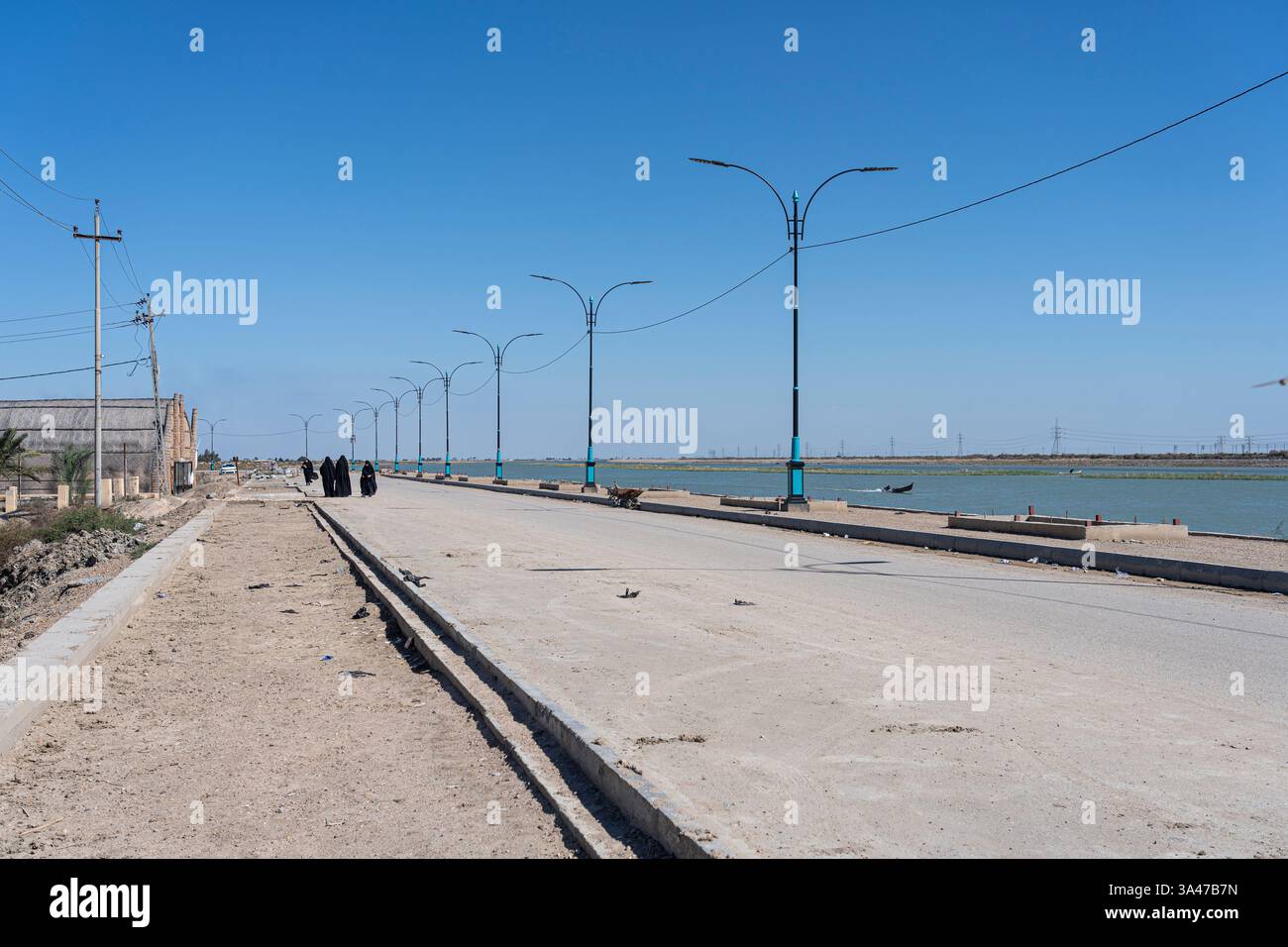 Mudhif, the traditional house of Marsh arabs aka madan, Iraq Stock ...
