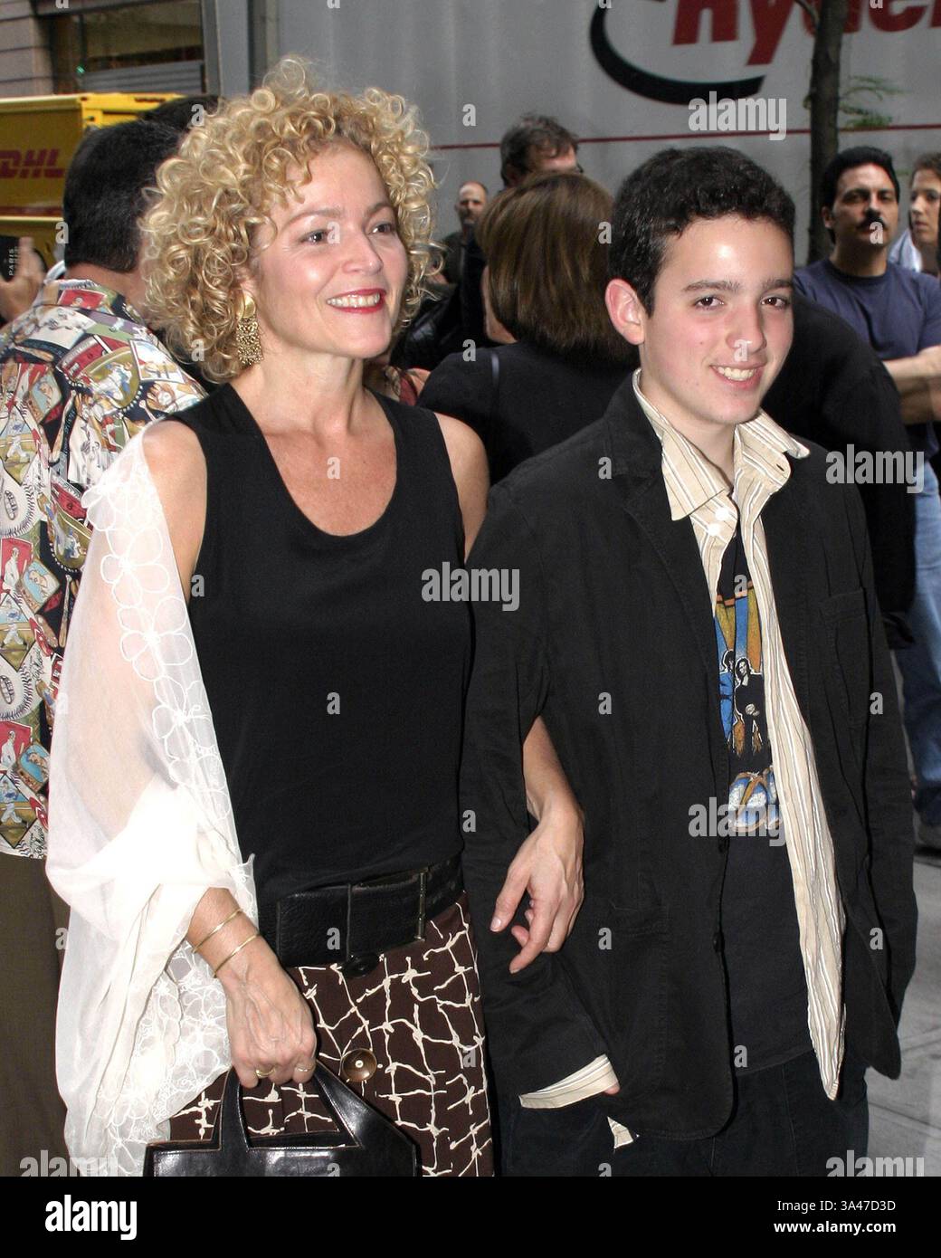 June 9, 2005 - 09 June 2005 - New York, NY - Amy Irving and Son attends ...