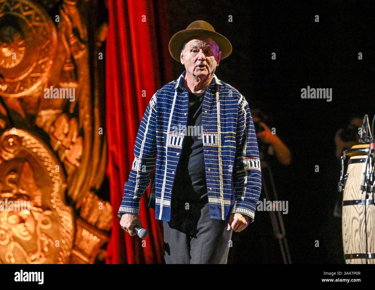 Bill Murray performs at the 9th annual Love Rocks NYC concert ...