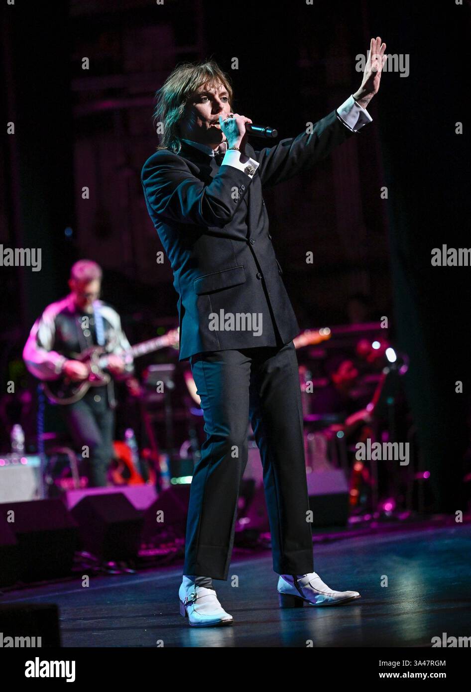 Luke Spiller performs at the 9th annual Love Rocks NYC concert ...