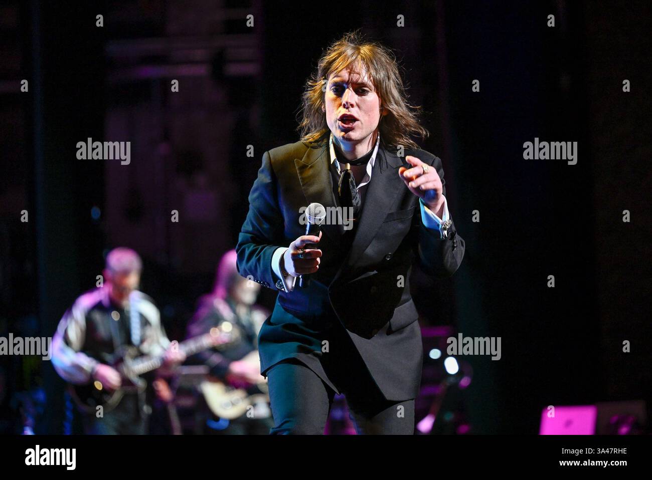 Luke Spiller performs at the 9th annual Love Rocks NYC concert ...