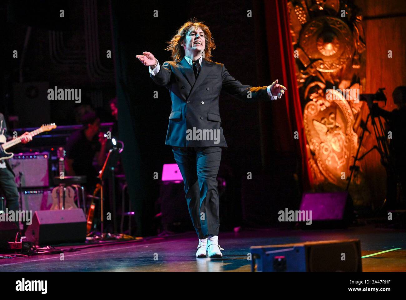 Luke Spiller performs at the 9th annual Love Rocks NYC concert ...