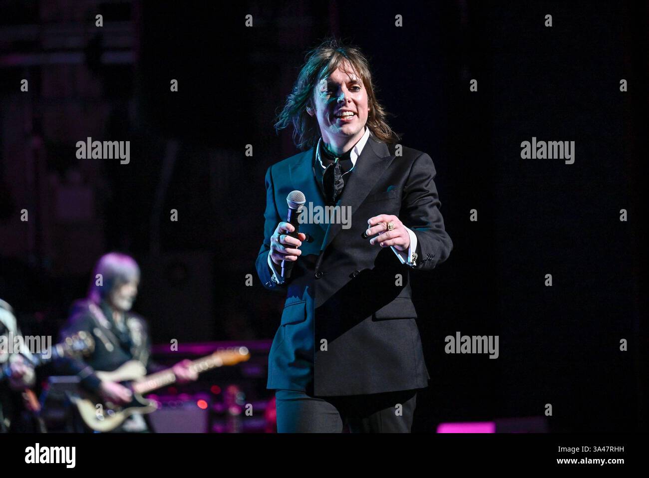 Luke Spiller performs at the 9th annual Love Rocks NYC concert ...