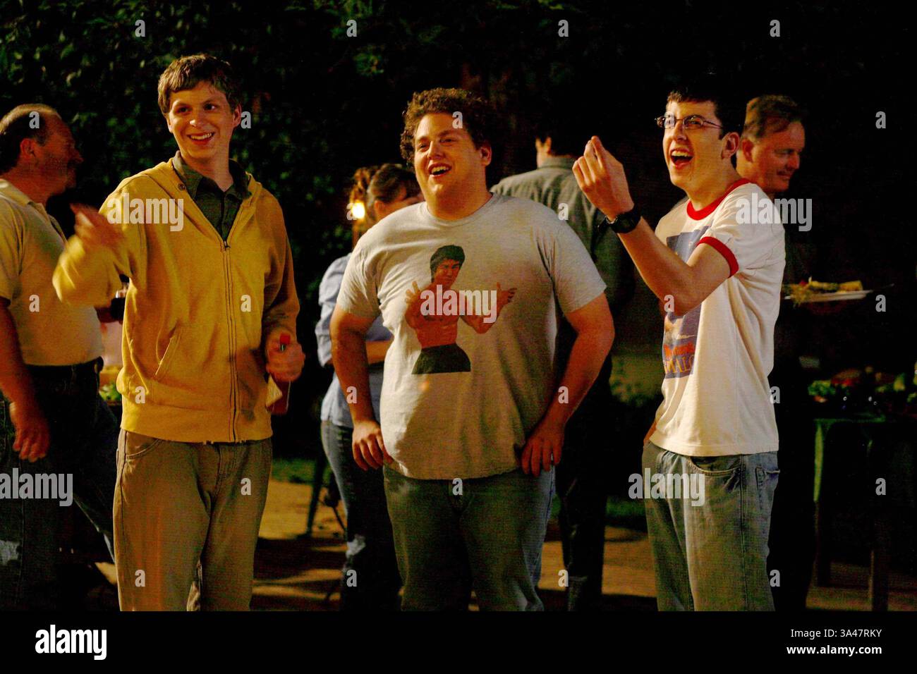 July 5, 2007 - SB-172 : Evan (Michael Cera, left), Seth (Jonah Hill ...