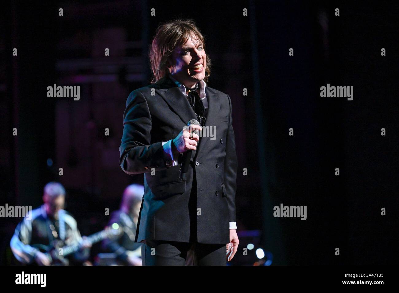 Luke Spiller performs at the 9th annual Love Rocks NYC concert ...