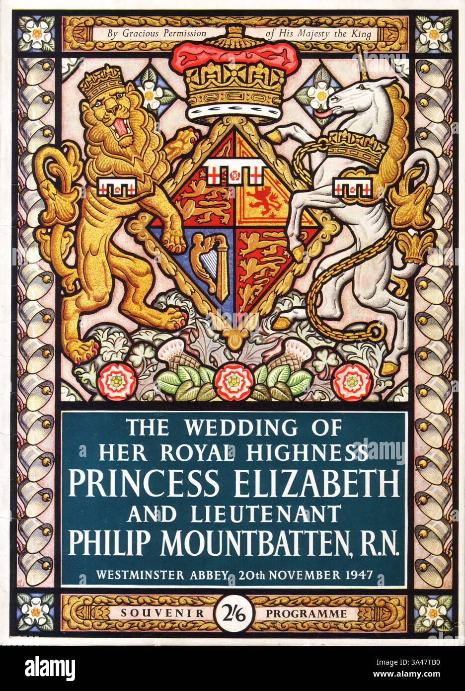 1947 queen elizabeth wedding hi-res stock photography and images - Alamy
