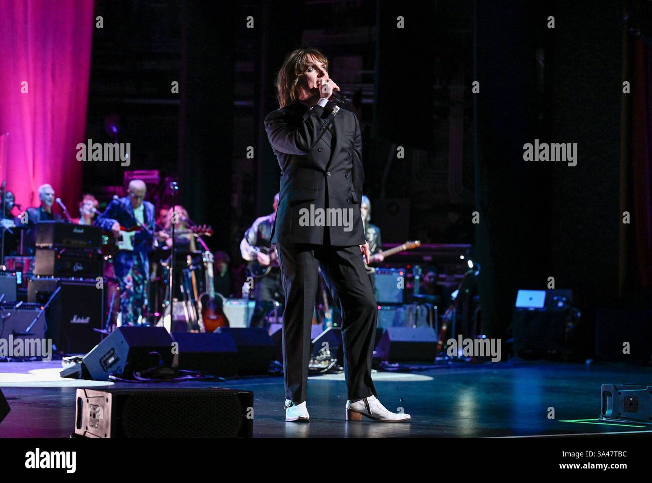 Luke Spiller performs at the 9th annual Love Rocks NYC concert ...