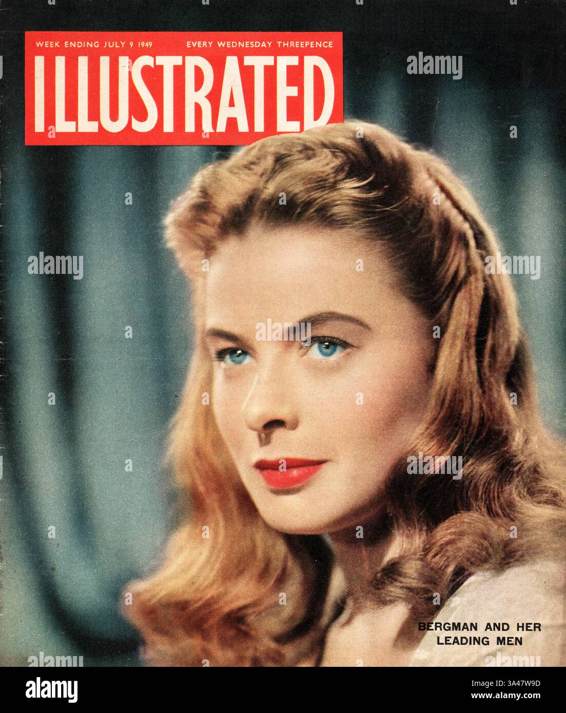 1949 illustrated magazine ingrid bergman hi-res stock photography and images - Alamy
