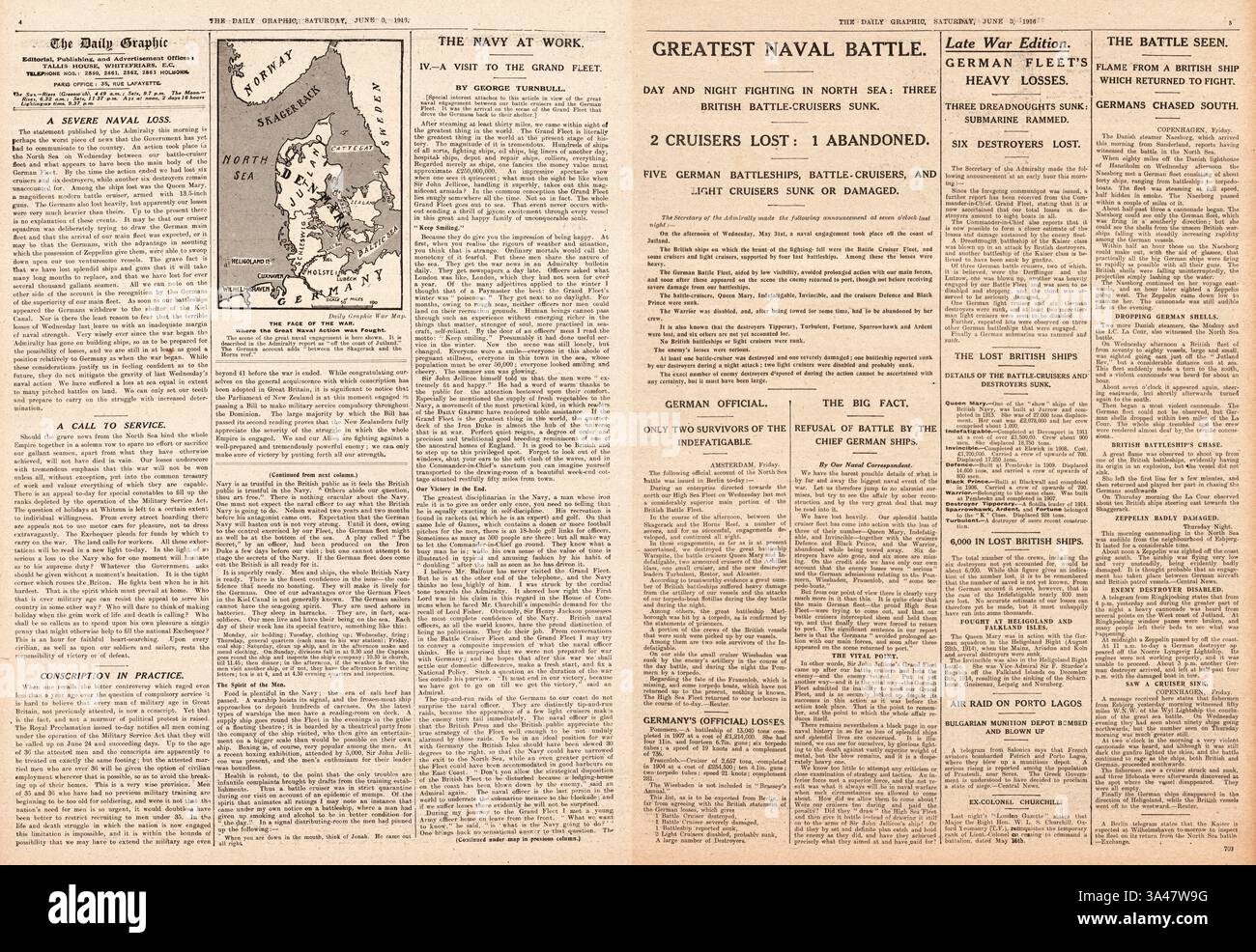 Battle of jutland hi-res stock photography and images - Alamy