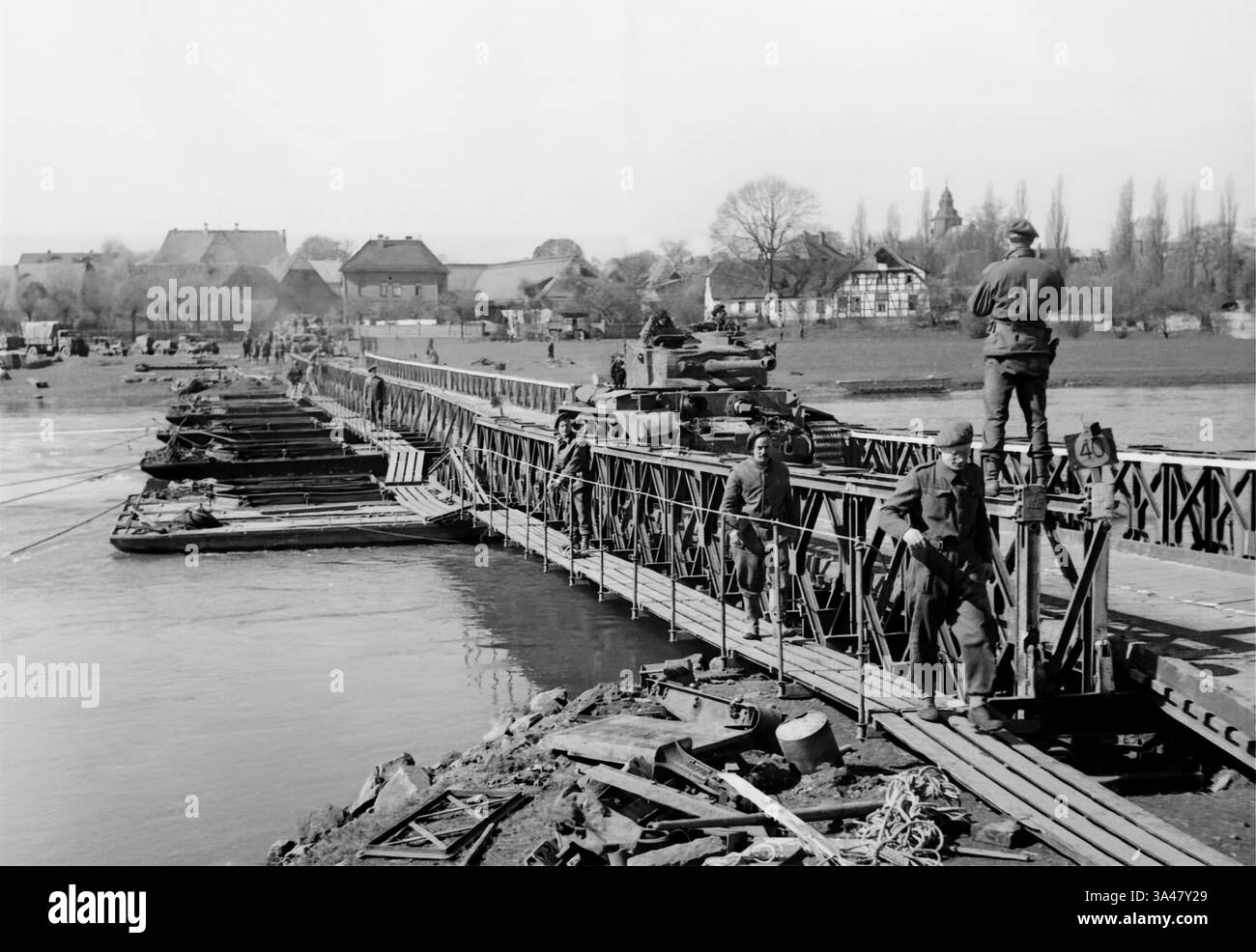 The final days of the Second World War (1945) and Comet tanks of the ...