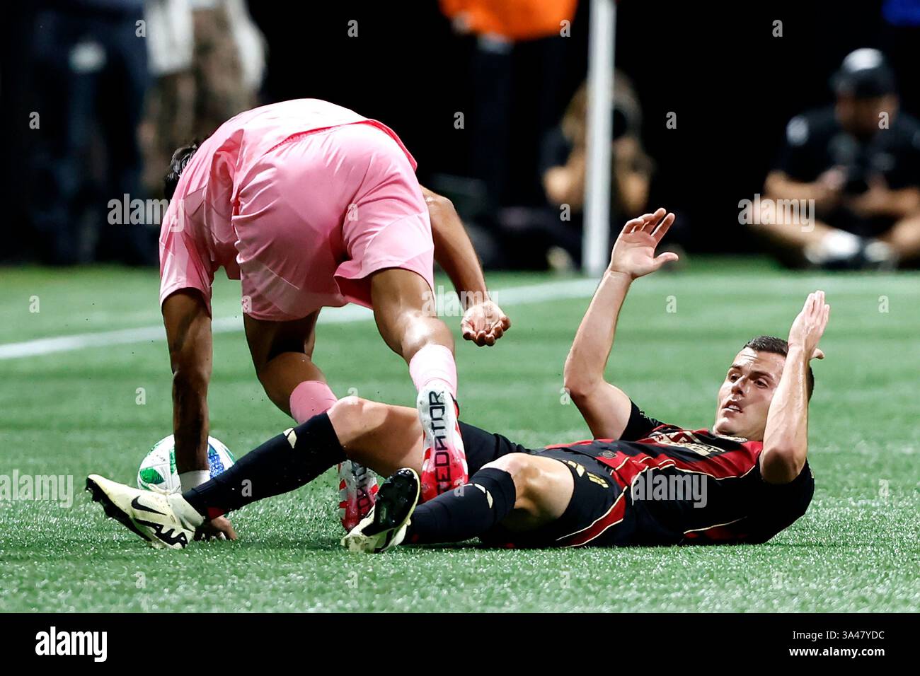 ATLANTA, GA - MARCH 16: Brooks Lennon #11 of Atlanta United FC reacts ...