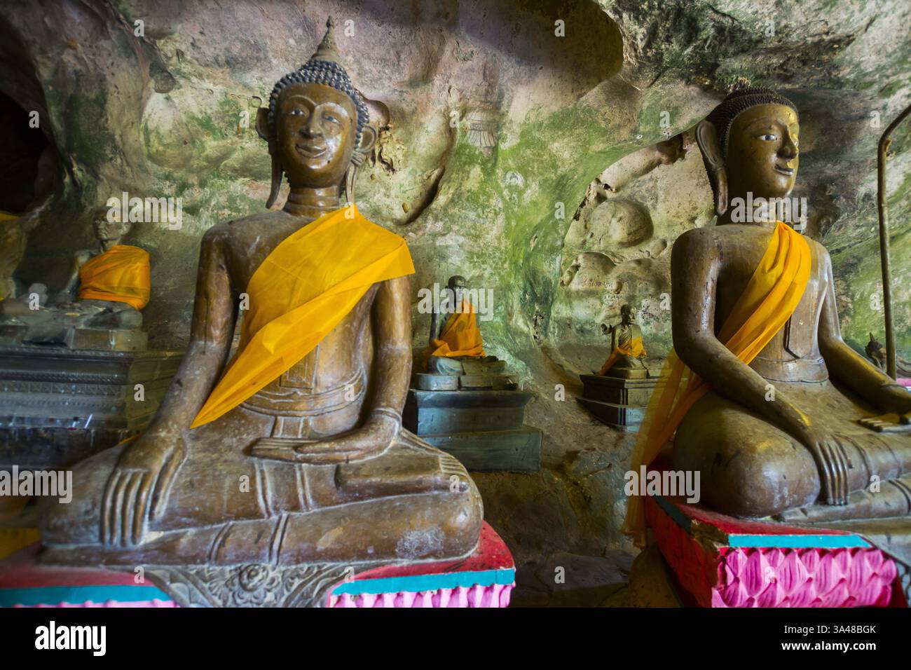 Aug. 12, 2012 - Suwan Khuha temple. Phang Nga province. Thailand. (Credit Image: © Mikel Bilbao ...