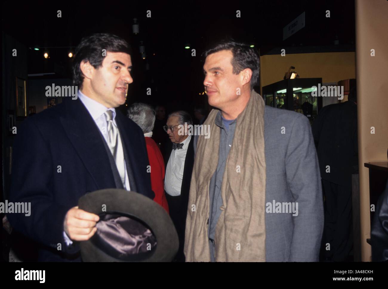 ROBERT ISABELL with Peter Brant.Modernism show at the Armory in New ...