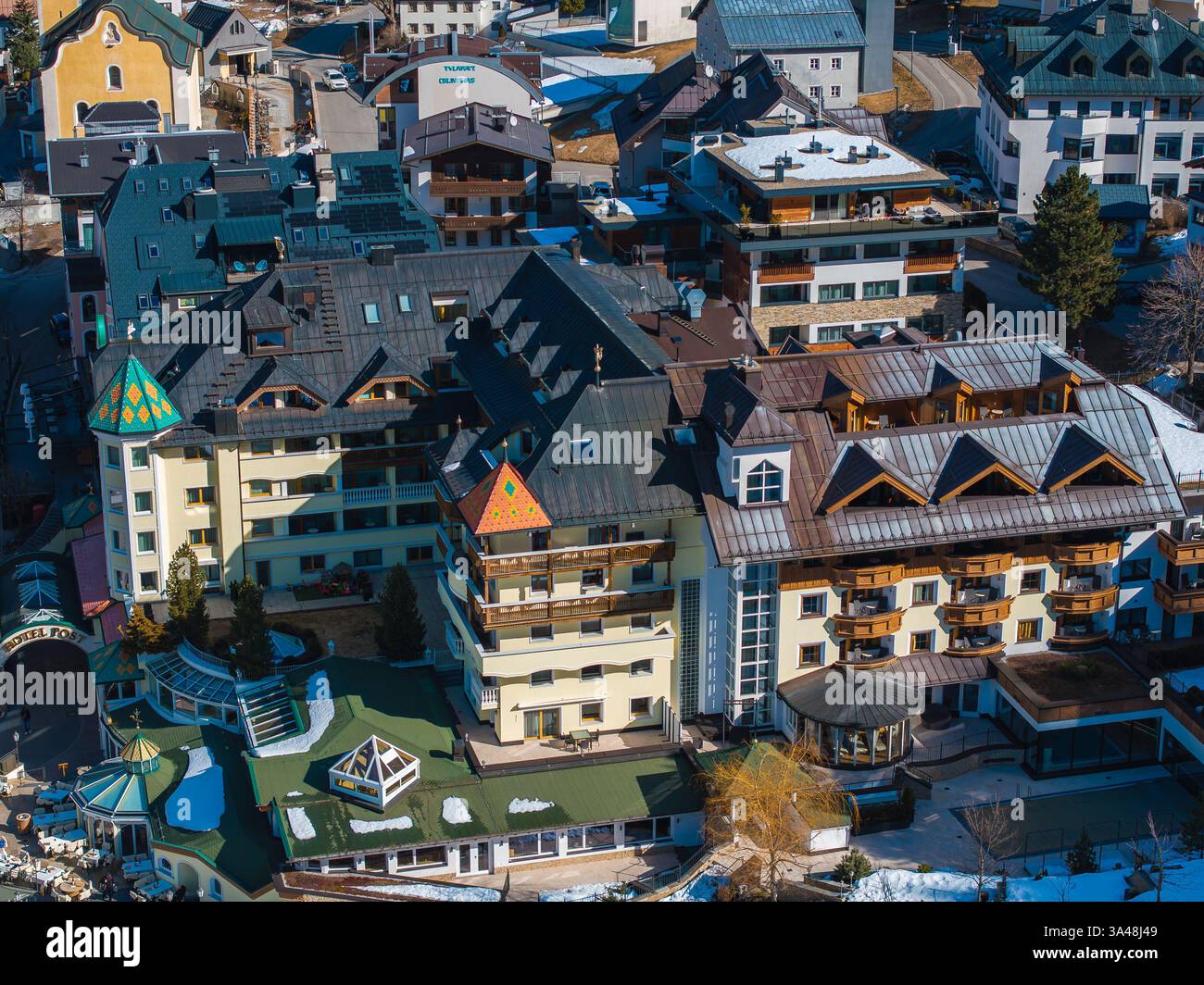 Luxurious Hotel Complex with Alpine Architecture in Ischgl, Austria ...