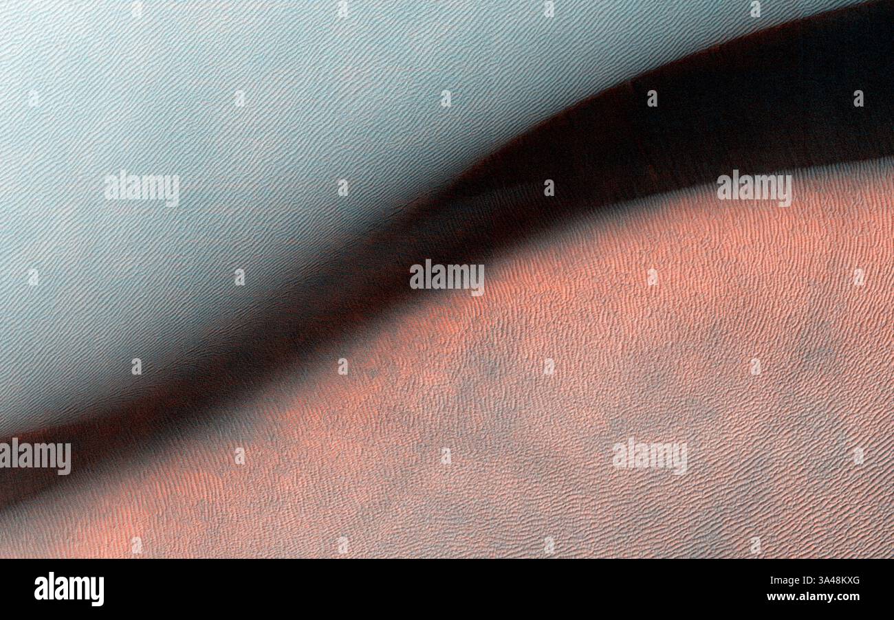 June 2, 2014 - Giant Landform on Mars. Sandy landforms formed by the ...