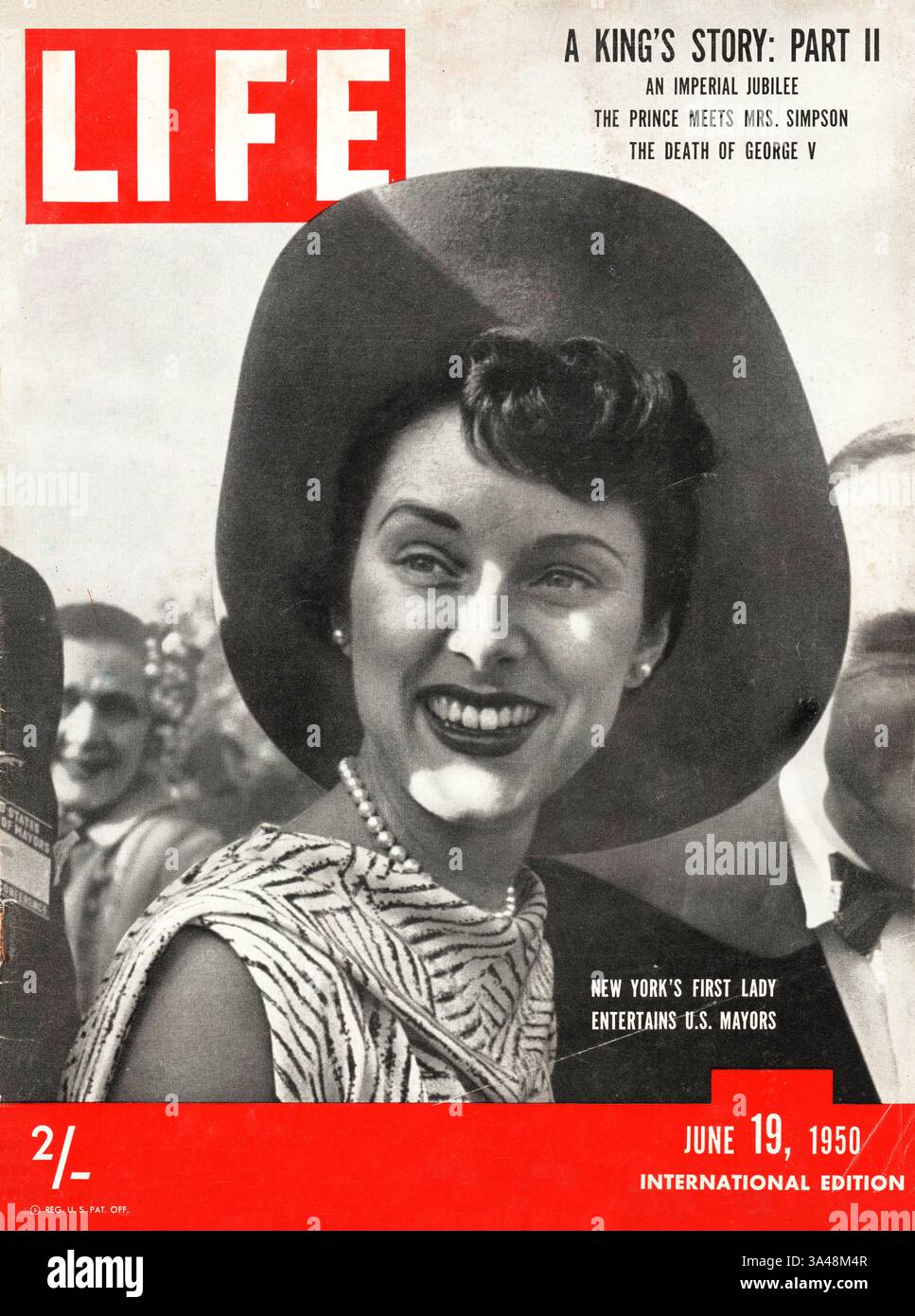 1950 LIFE magazine First Lady of New York Elizabeth O'Dwyer Stock Photo - Alamy