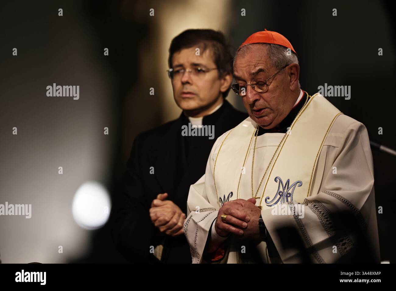 Vatican City. 18th Mar, 2025. Cardinal ANGELO DE DONATIS leads the Holy ...