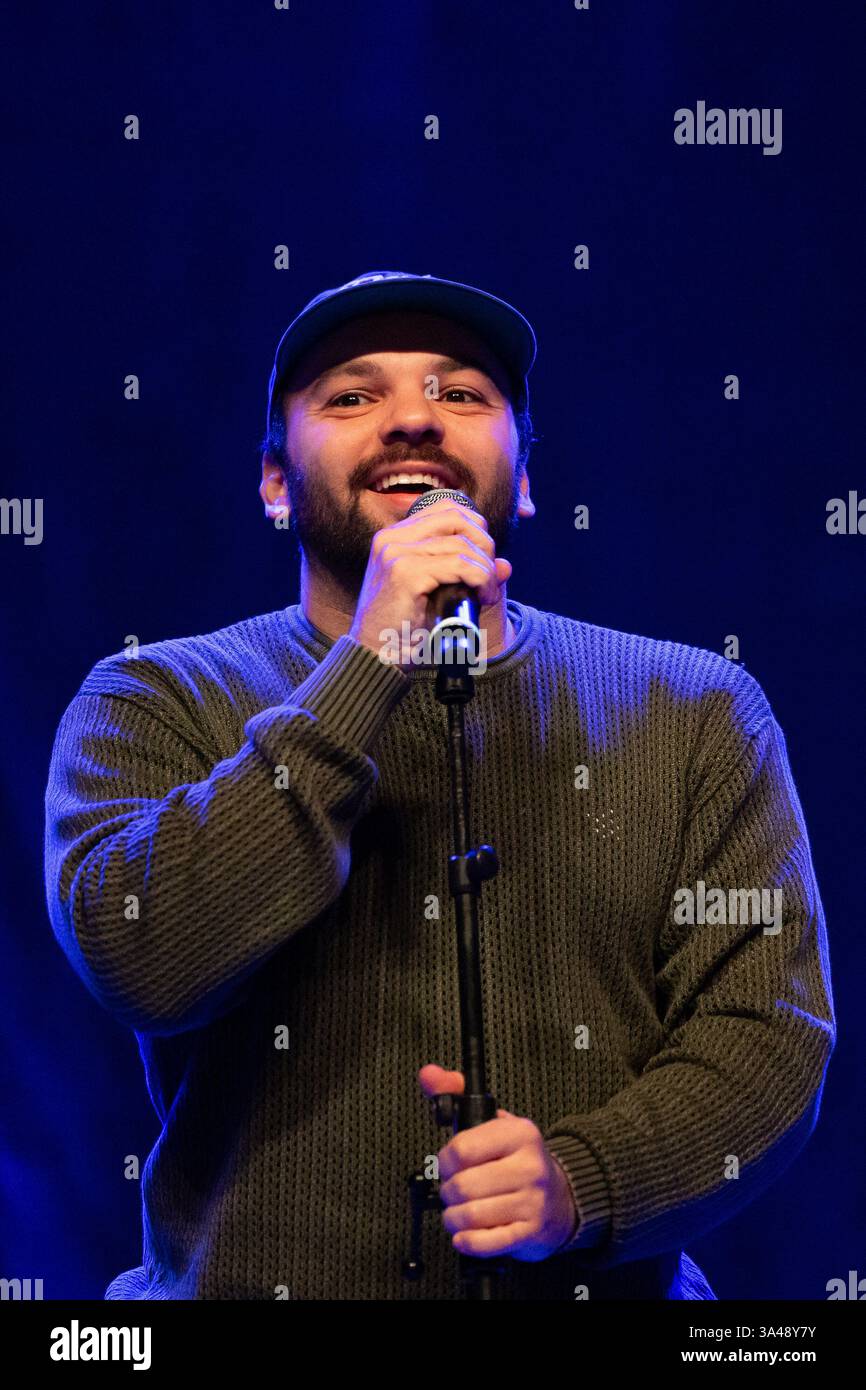 March 17, 2025. Lisbon, Portugal. Stand-Up Comedian from Brazil ...