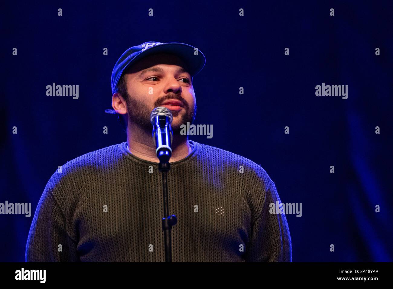 March 17, 2025. Lisbon, Portugal. Stand-Up Comedian from Brazil ...