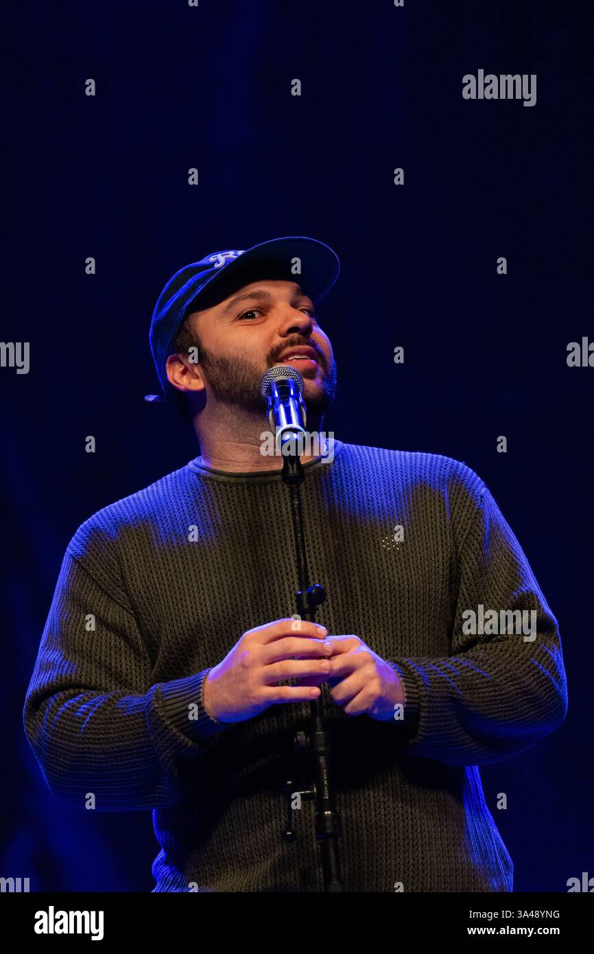 March 17, 2025. Lisbon, Portugal. Stand-Up Comedian from Brazil ...