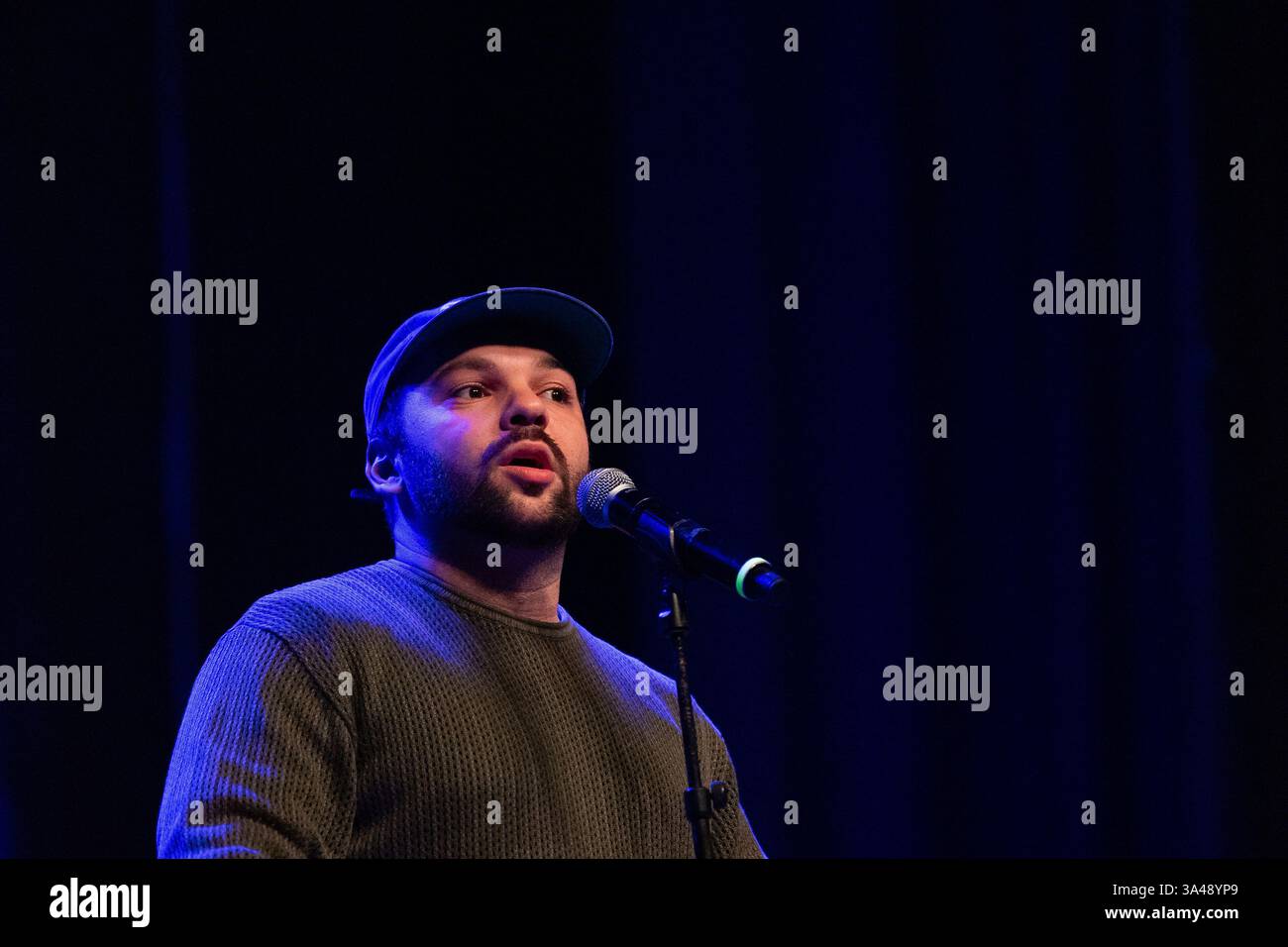 March 17, 2025. Lisbon, Portugal. Stand-Up Comedian from Brazil ...