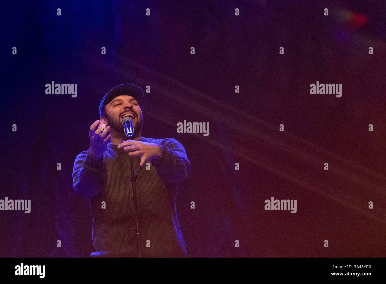 March 17, 2025. Lisbon, Portugal. Stand-Up Comedian from Brazil ...