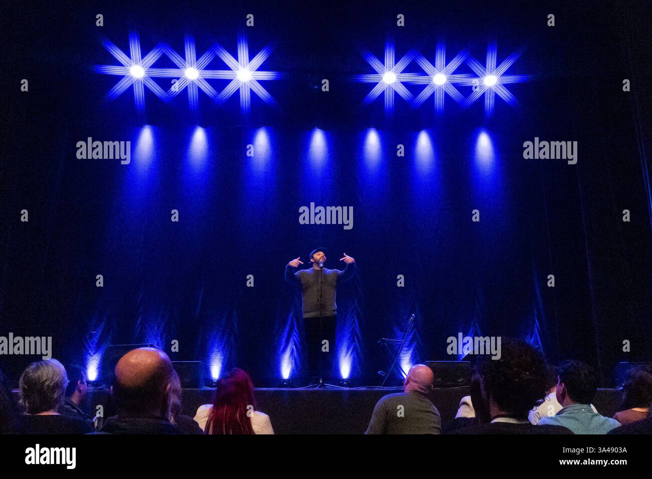 March 17, 2025. Lisbon, Portugal. Stand-Up Comedian from Brazil ...