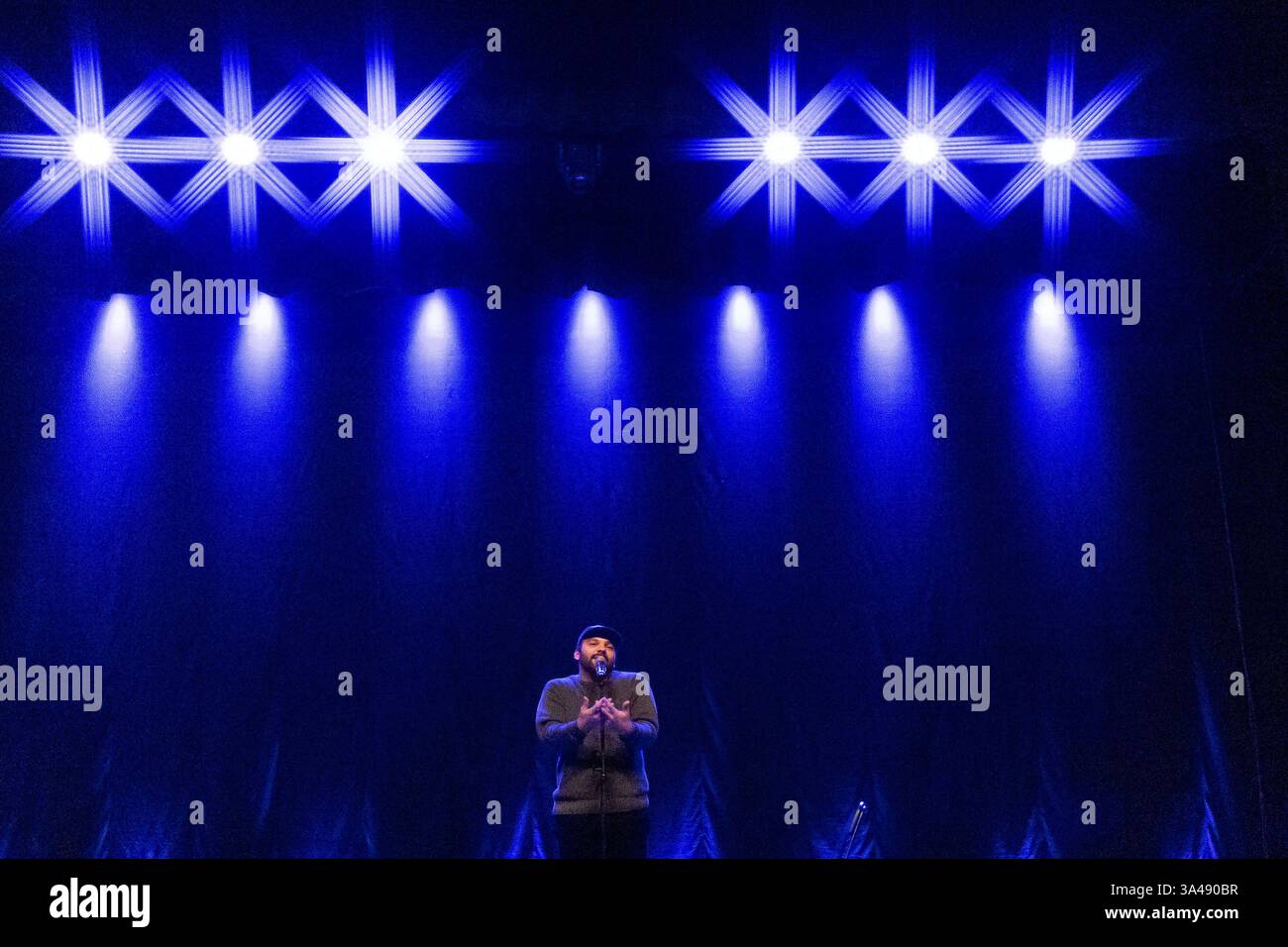 March 17, 2025. Lisbon, Portugal. Stand-Up Comedian from Brazil ...