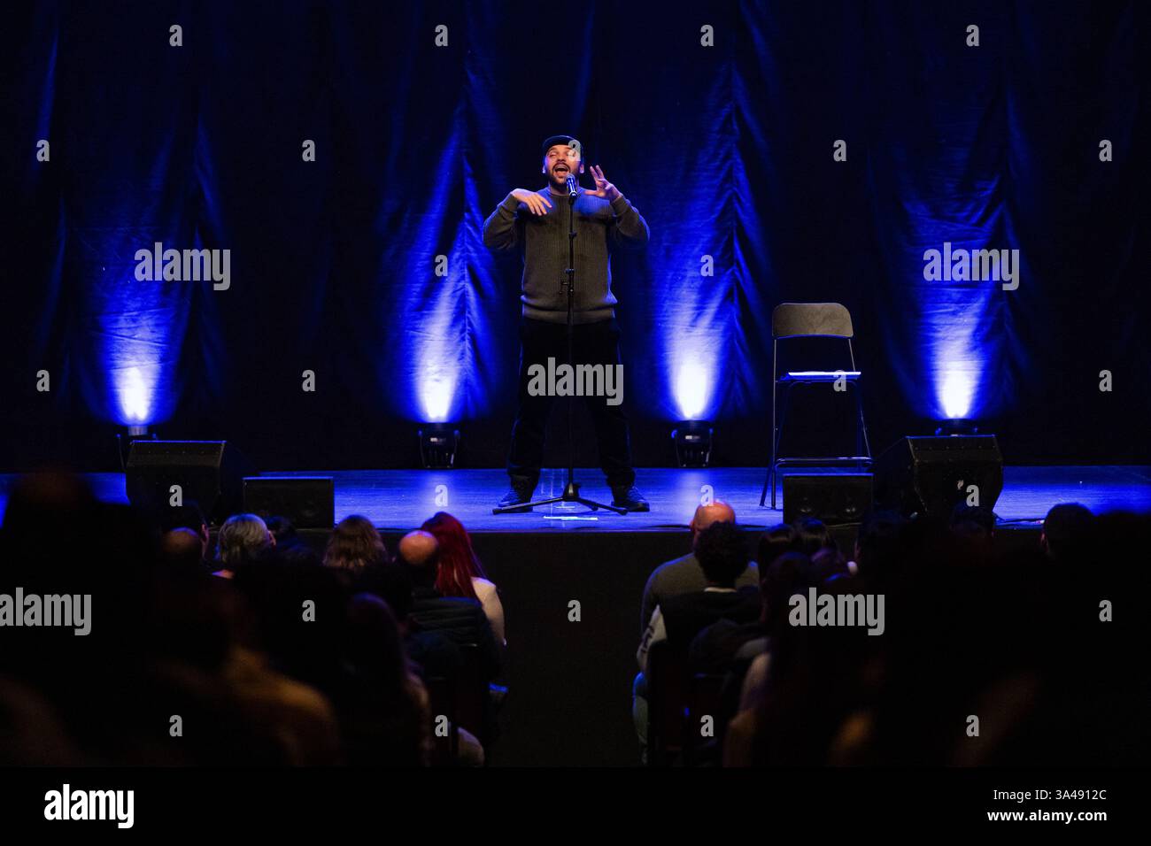 March 17, 2025. Lisbon, Portugal. Stand-Up Comedian from Brazil ...