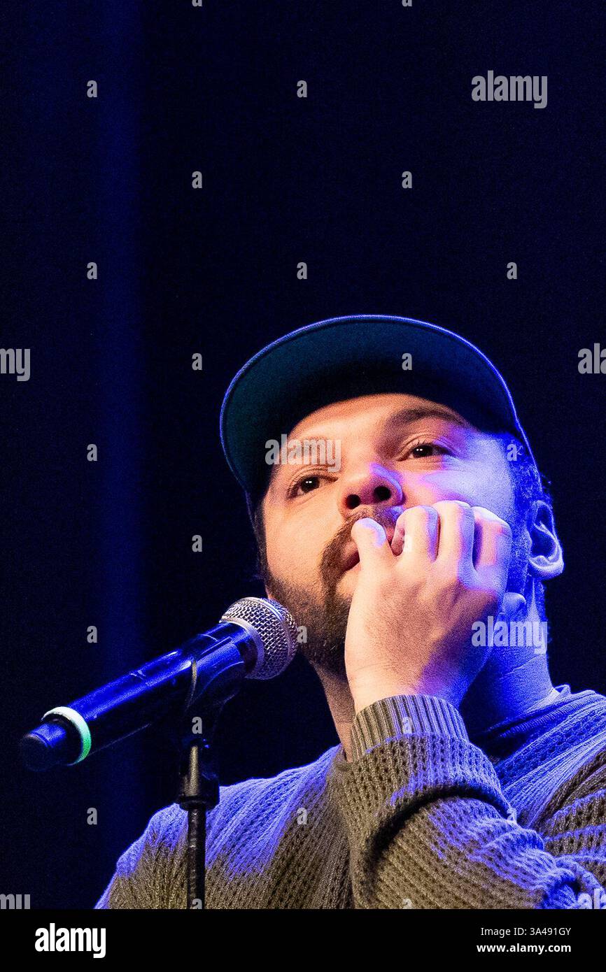 March 17, 2025. Lisbon, Portugal. Stand-Up Comedian from Brazil ...