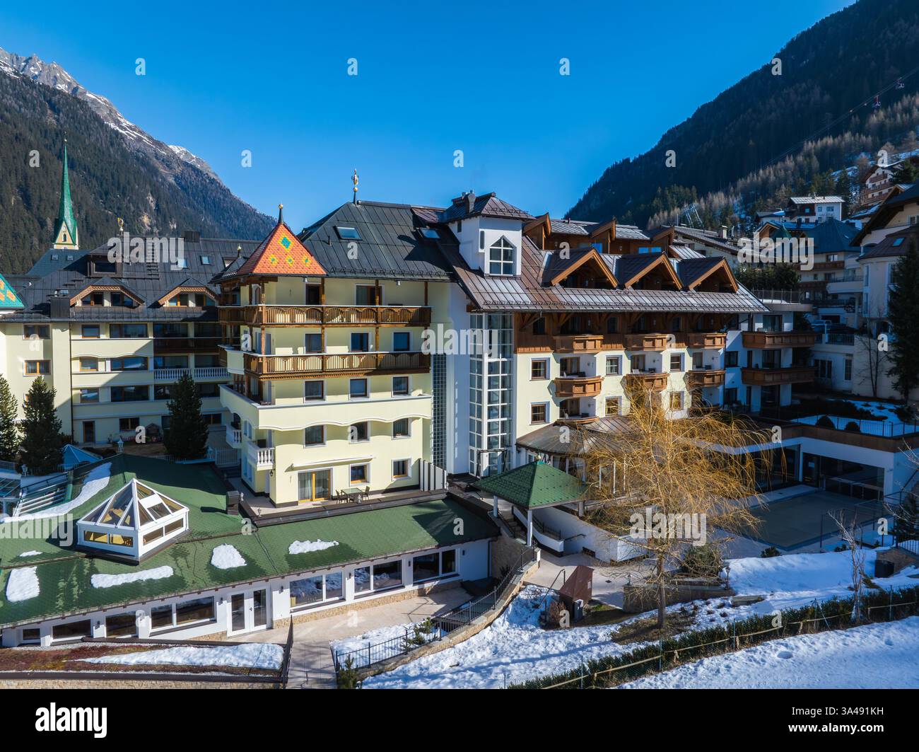 Luxurious Multi Story Hotel with Alpine Architecture in Ischgl, Austria ...