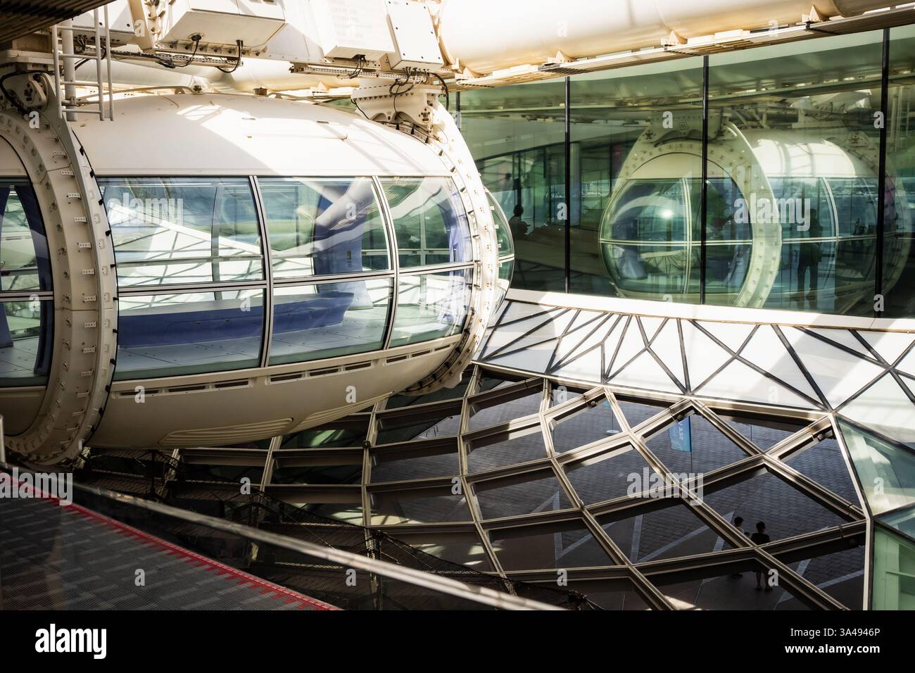 Dubai, UAE - March 8th 2025 : Access at the Ain Eye Ferris wheel in ...