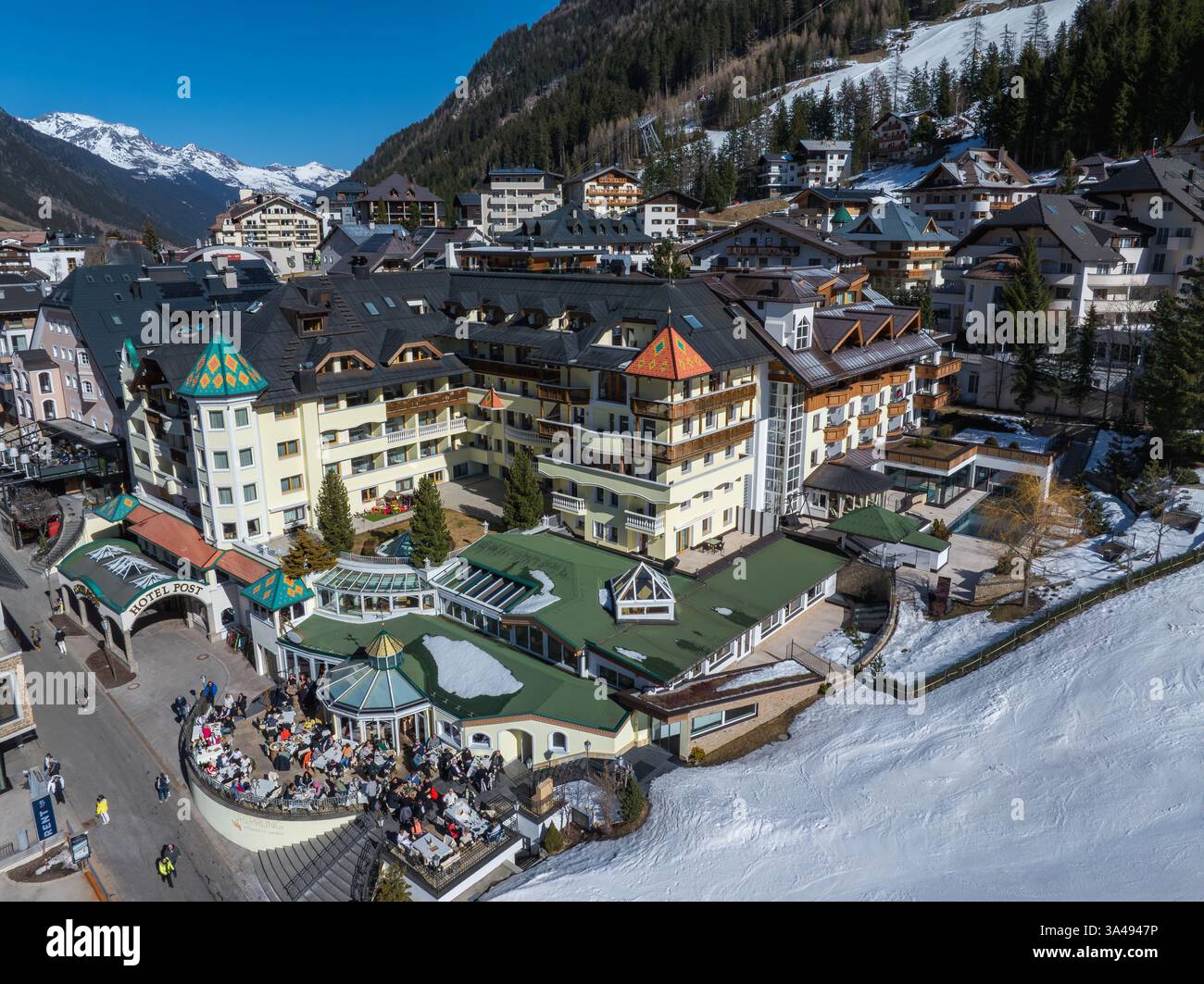 Luxurious Hotel Complex in Ischgl with Alpine Architecture Stock Photo ...