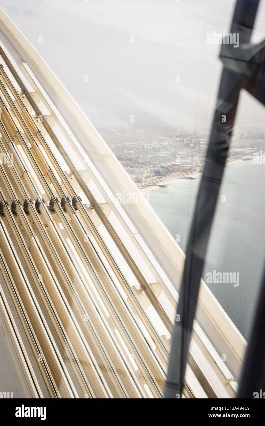 Dubai, UAE - March 8th 2025 : View from the Ain Eye Ferris wheel in ...