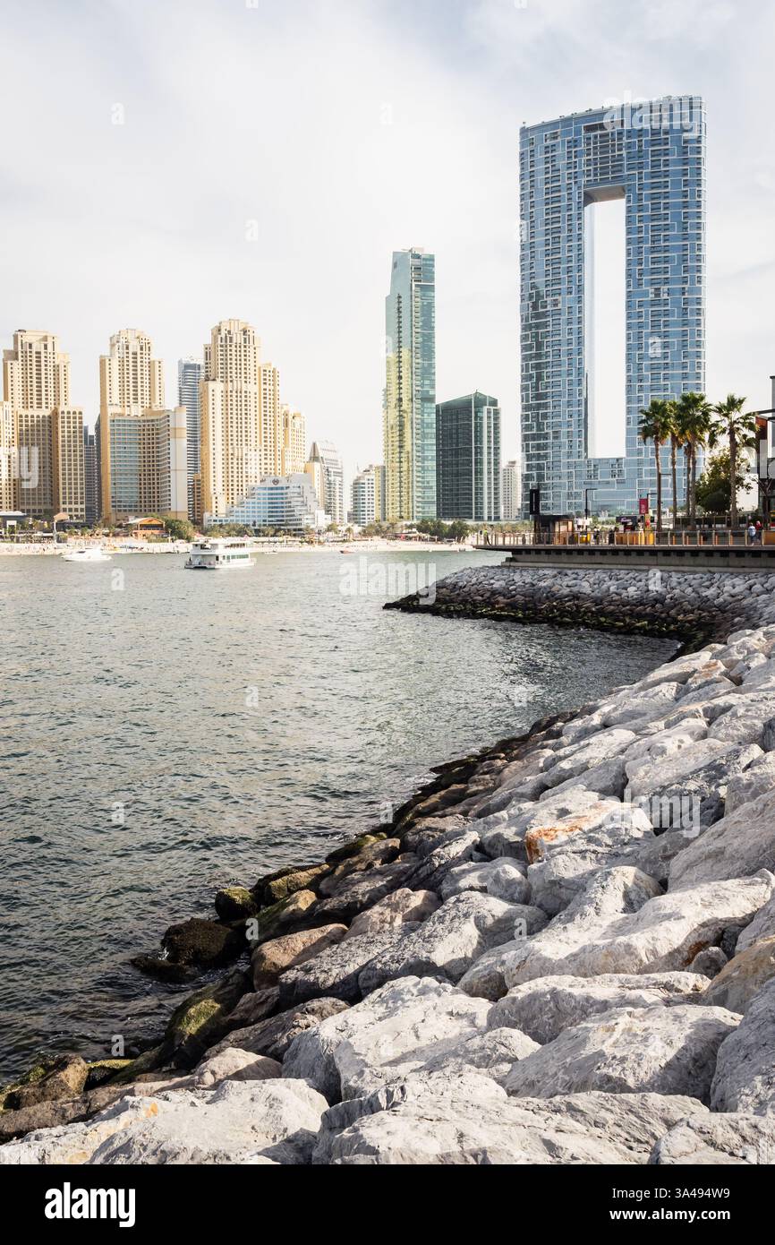 Dubai, UAE - March 8th 2025 : View from the Ain Eye Ferris wheel plaza ...