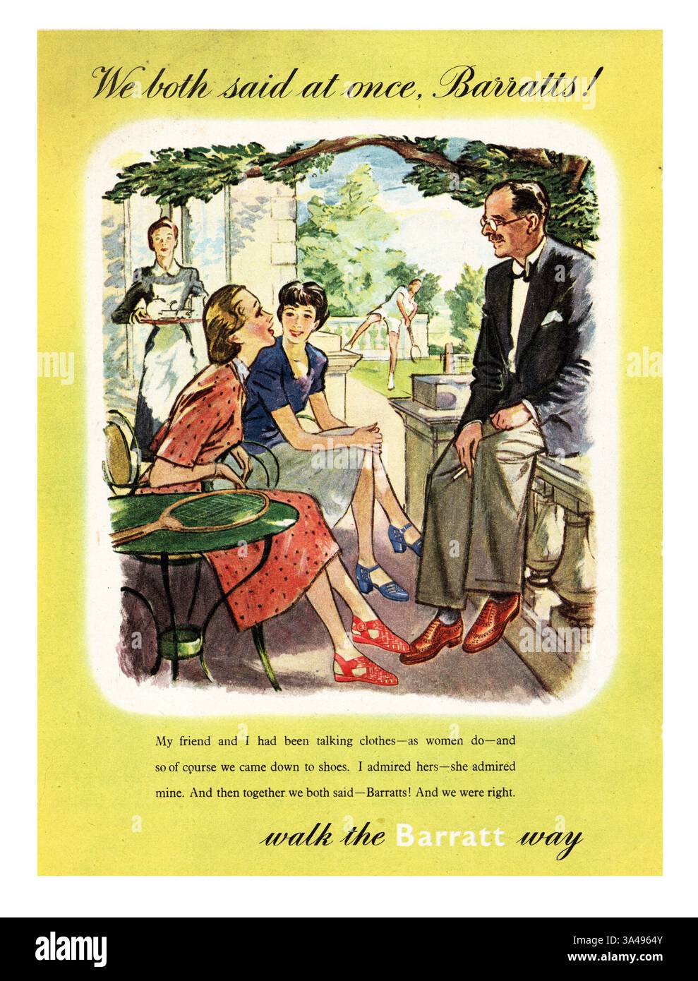 1951 uk advert barratt shoes hi-res stock photography and images - Alamy