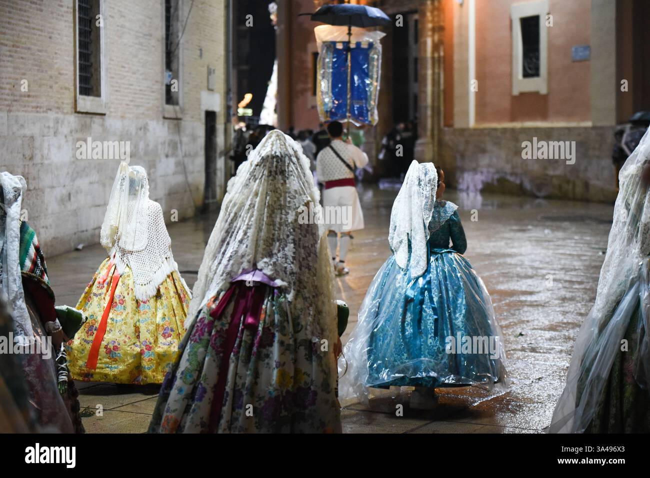 Valencia, Spain - 18th March 2025. Falleras and people from all Fallas ...