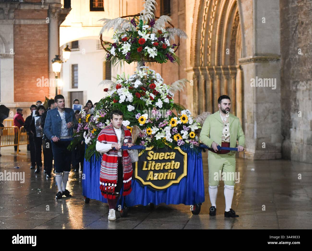 Valencia, Spain - 18th March 2025. Falleras and people from all Fallas ...
