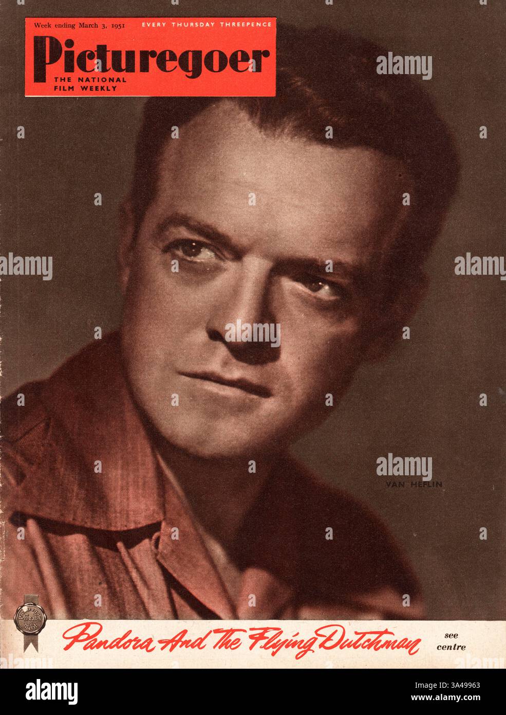 1951 Picturegoer actor van Heflin Stock Photo - Alamy