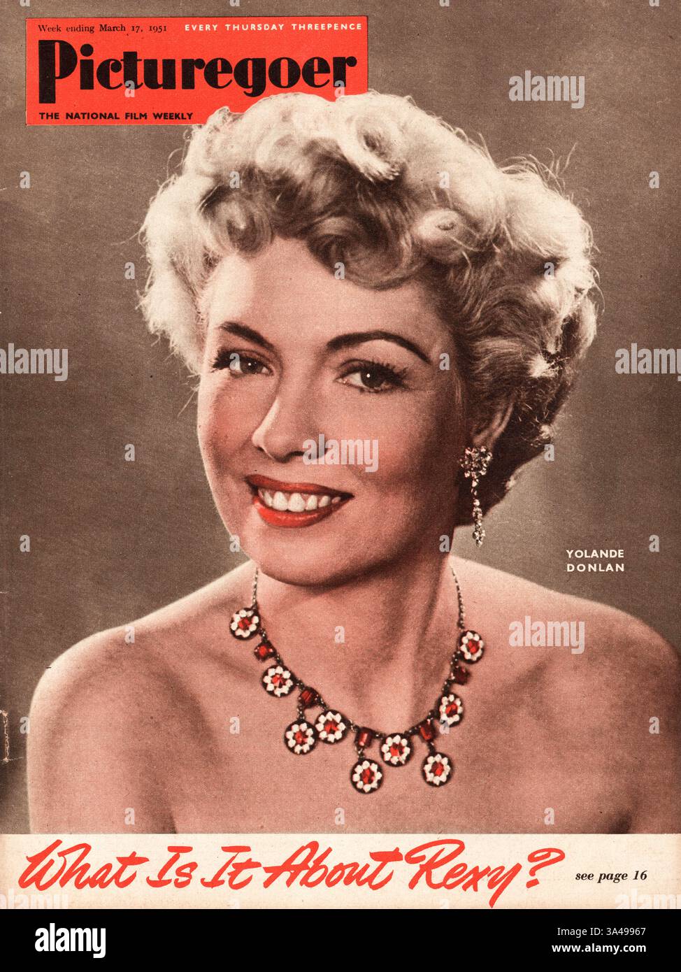 Actress yolande donlan hi-res stock photography and images - Alamy