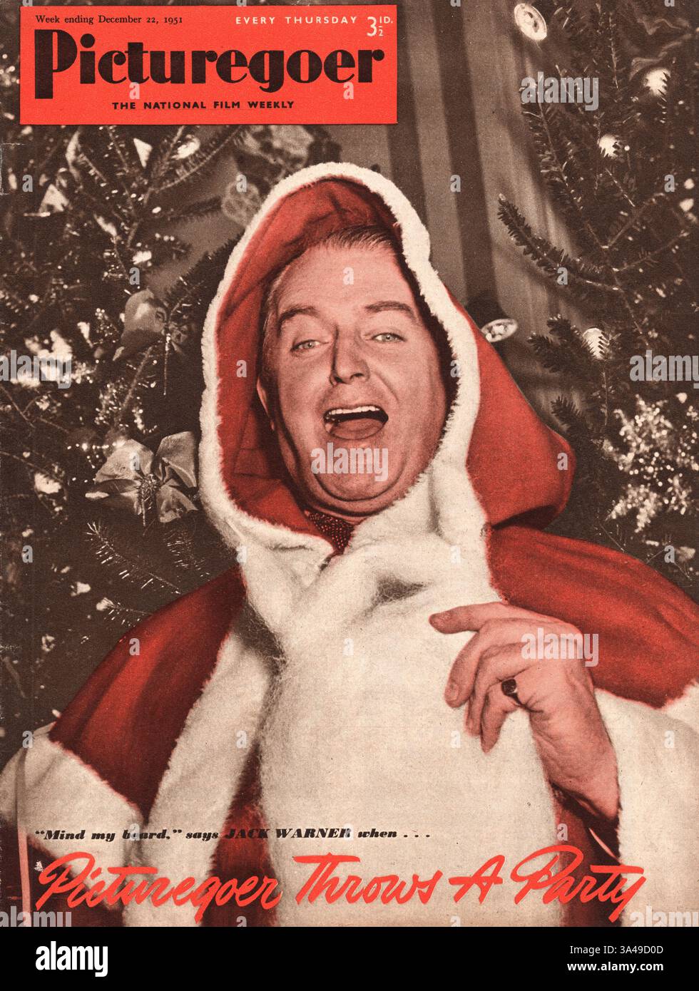 1951 Picturegoer actor Jack Warner Stock Photo - Alamy