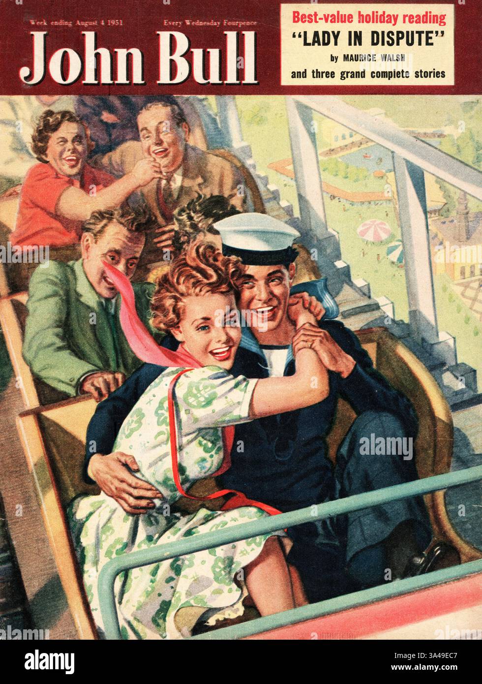 1951 john bull magazine rollercoaster hi-res stock photography and ...