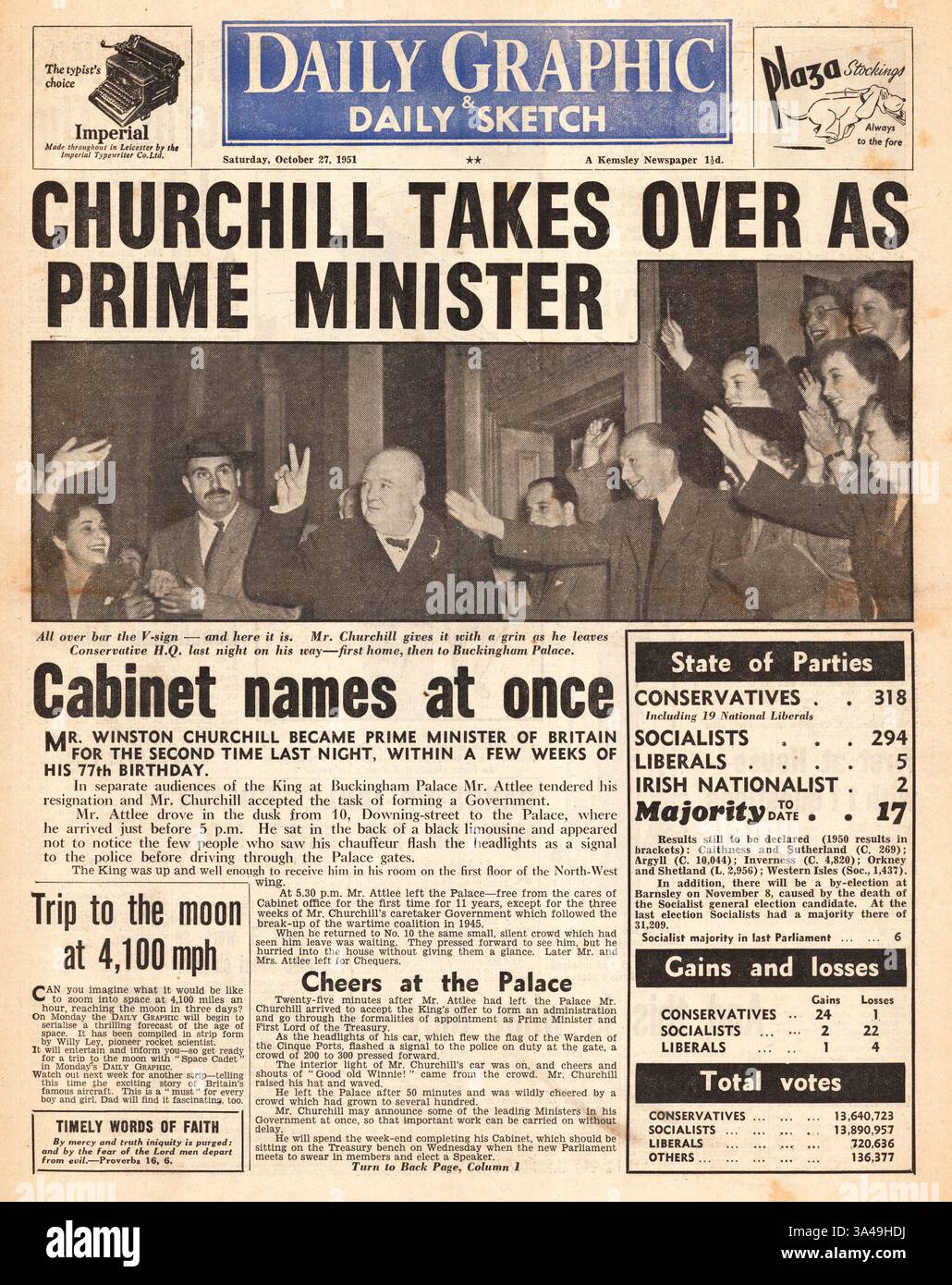 General election 1951 hi-res stock photography and images - Alamy