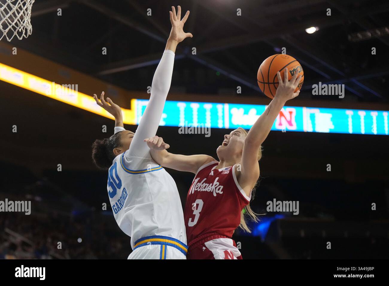 Nebraska Cornhuskers guard Allison Weidner (3) shoots the ball against ...