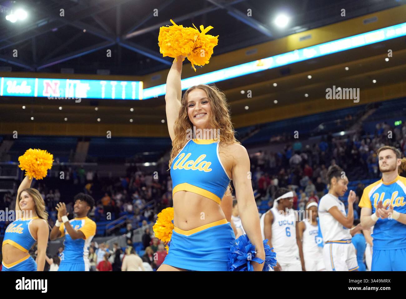UCLA Bruins cheerleader Sophia Murphy during a women's college ...