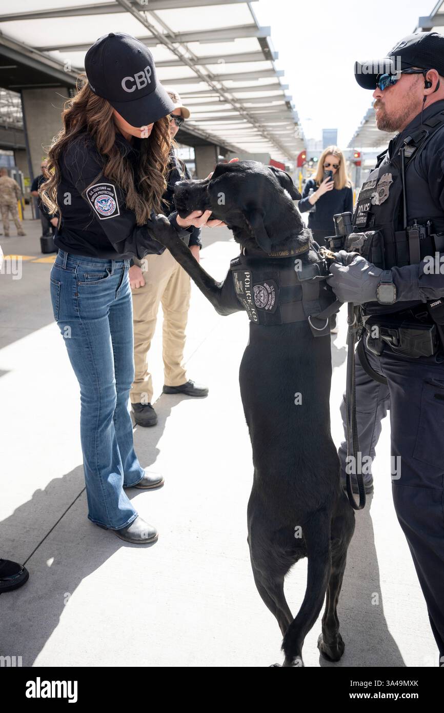 Department of Homeland Security (DHS) Secretary Kristi Noem visits the ...